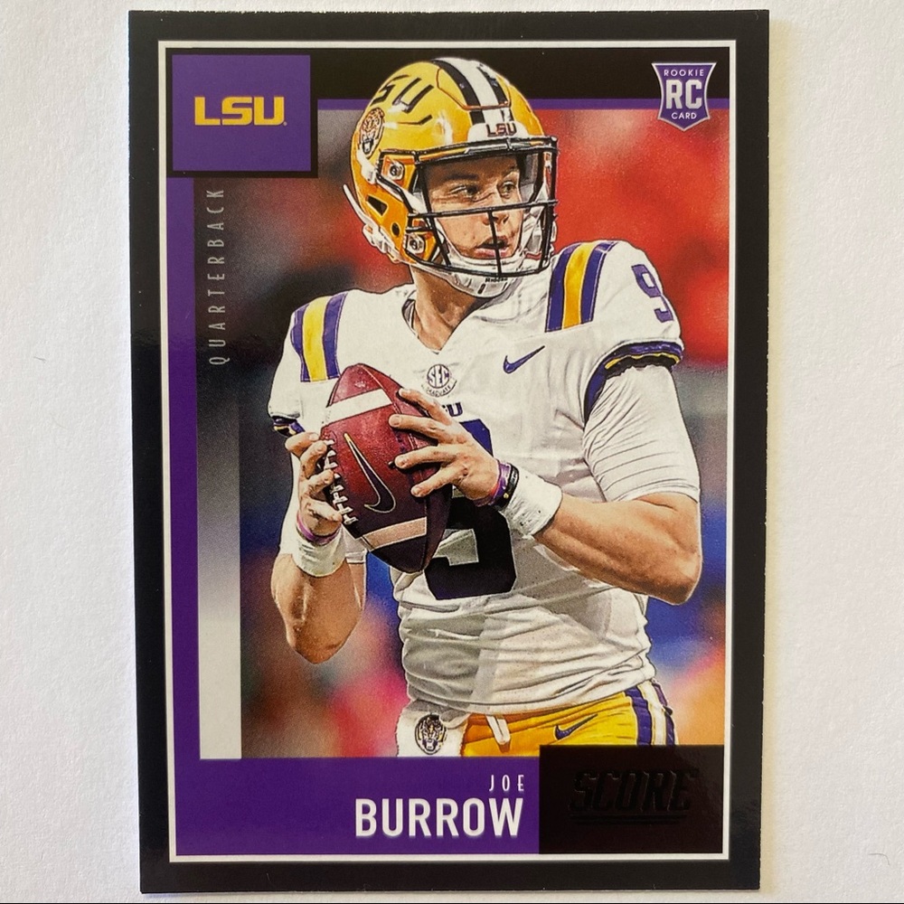2020 Joe Burrow Rookie Lsu Panini Card - Gem